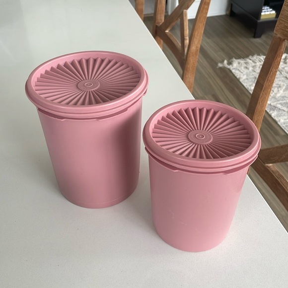 Tupperware | Kitchen | Vintage Mauve Pink Tupperware Containers | Poshmark